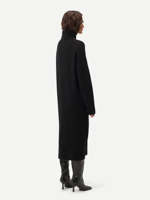 Gobi Cashmere Cashmere Turtleneck Maxi Dress