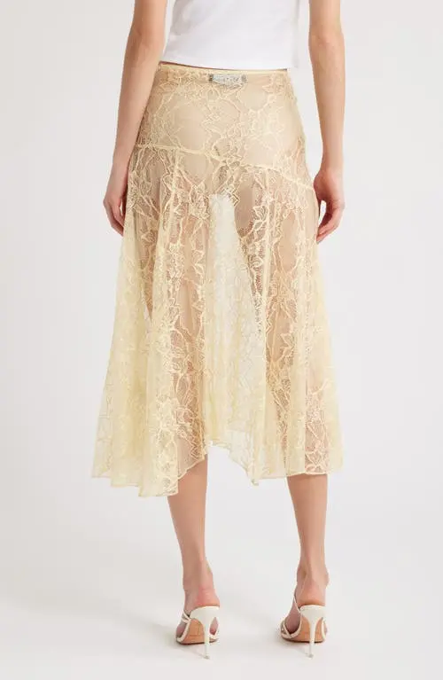 Lioness In Bloom Lace Midi Skirt