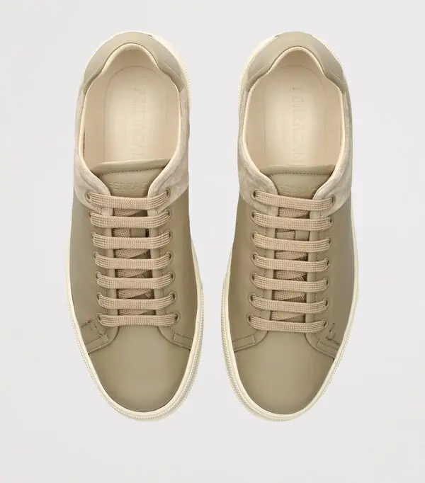 FERRAGAMO Leather Clayton Sneakers