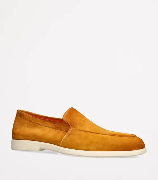Santoni Suede Loafers