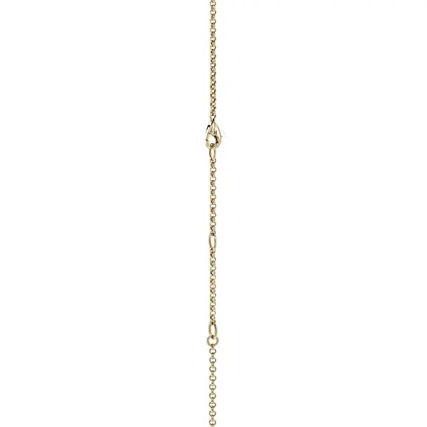 John Hardy Jh Essential Pave Diamond Interlinking Circle Necklace - Gold