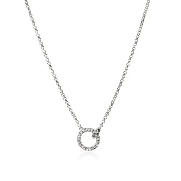 John Hardy Jh Essential Pavé 2mm Necklace - Sterling Silver