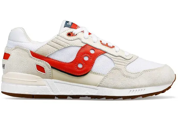 Saucony Shadow 5000 Premium Sneakers - White/red