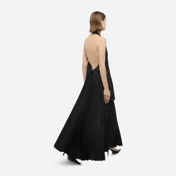 Helmut Lang Halter Vest Dress - Black | Editorialist