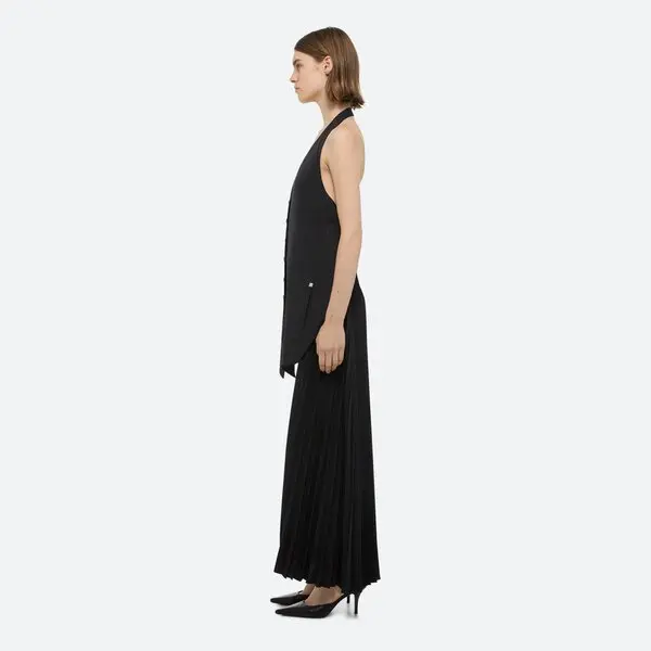 v neck jersey maxi dress Poly USA W1022 Plus Size Long V-Neck Jersey Fitted Dress