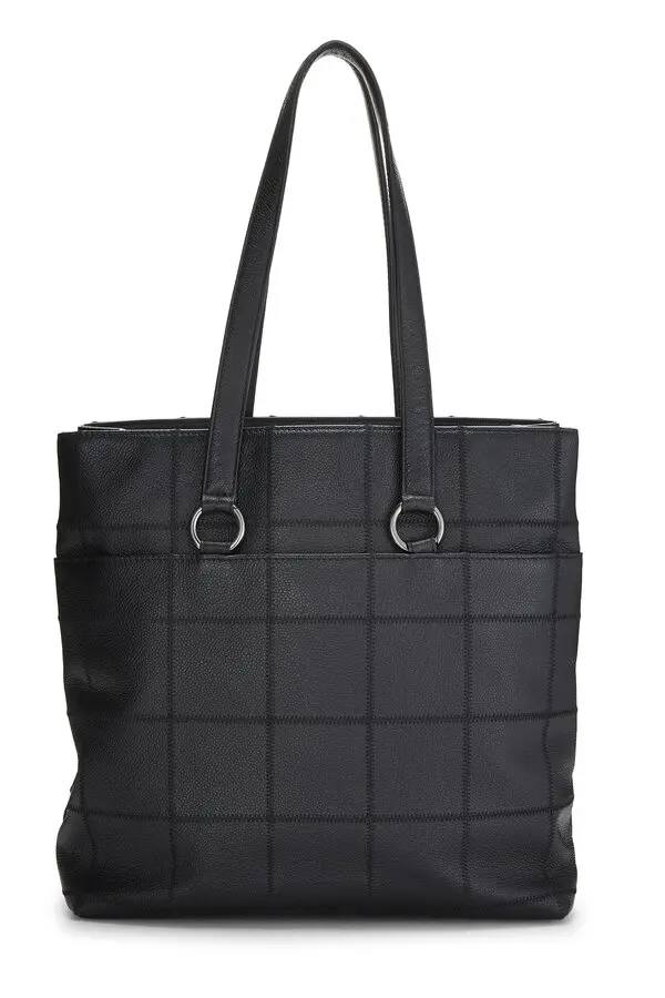 Chanel Quilted Calfskin Chocolate Bar Tote