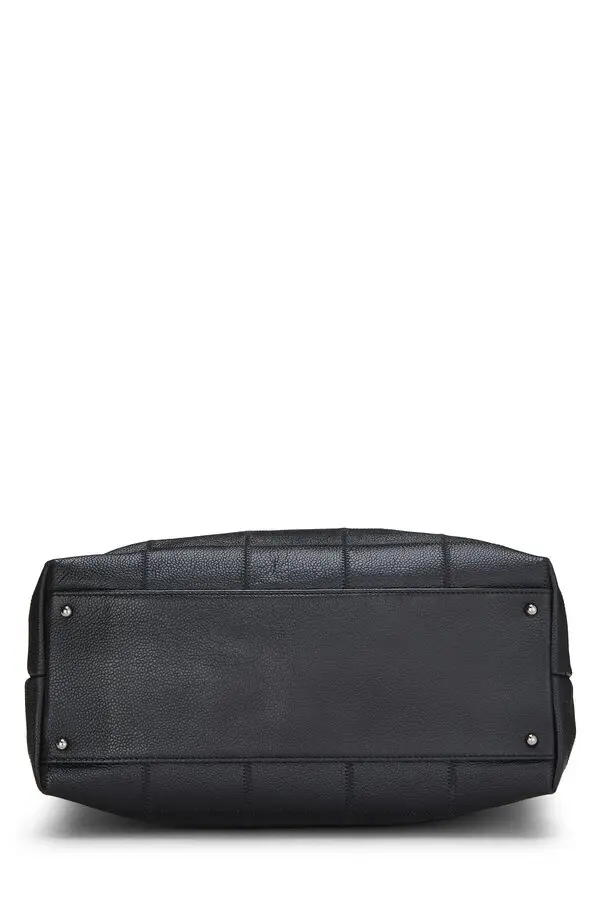 Chanel Quilted Calfskin Chocolate Bar Tote