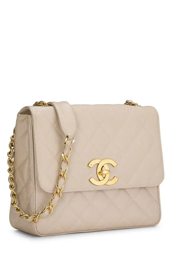 Chanel Quilted Caviar Square Flap