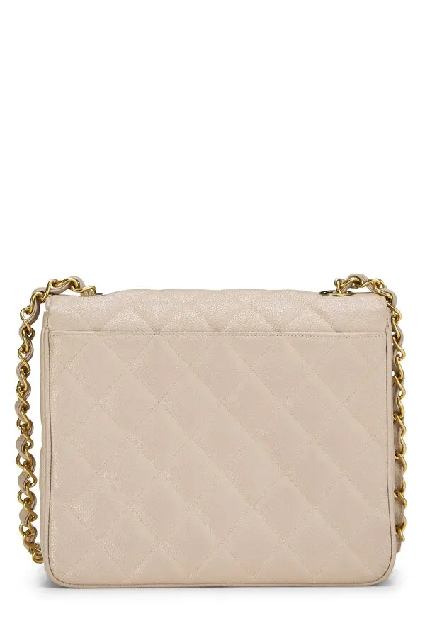Chanel Quilted Caviar Square Flap
