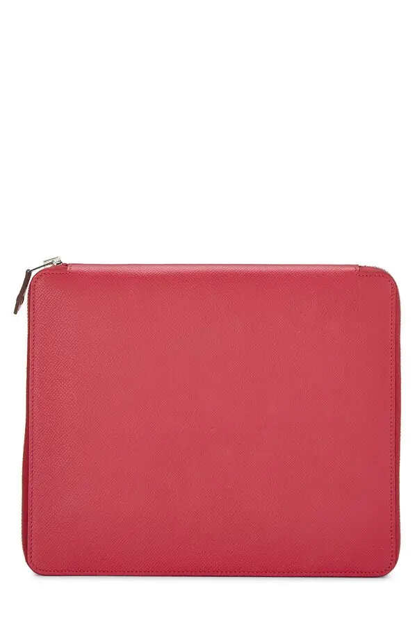 Hermès Epsom Tablet Case - Rouge Casaque