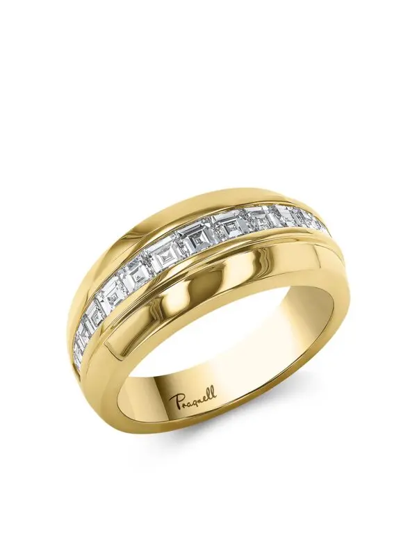 PRAGNELL 18kt Yellow Diamond Manhattan Ring - Gold