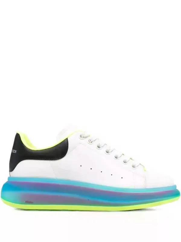 Alexander McQueen Oversized Contrasting-sole Sneakers - White