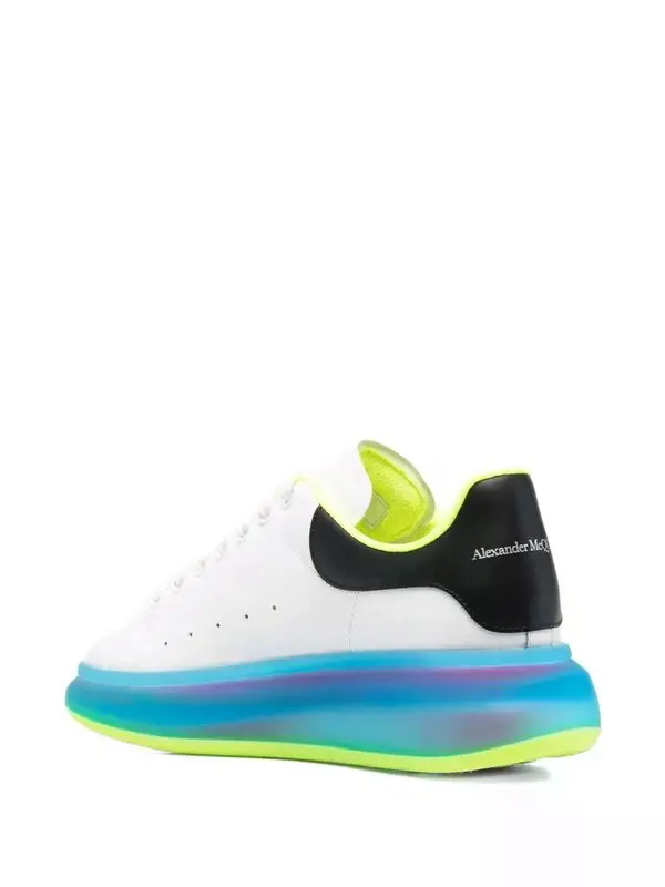 Alexander McQueen Oversized Contrasting-sole Sneakers - White