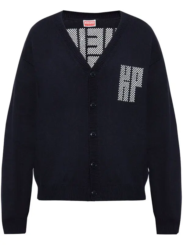 Kenzo Kamon Cardigan - Blue