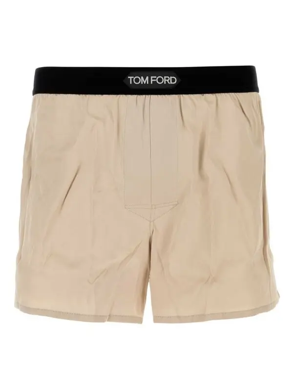 TOM FORD Satin Boxer - Neutrals