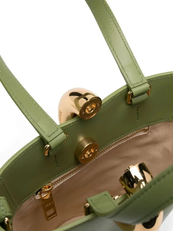 Jacquemus Le Petit Bombola Bucket Bag - Green