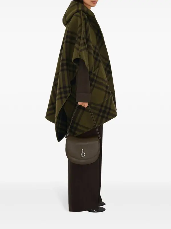 Burberry Wool Check Cape