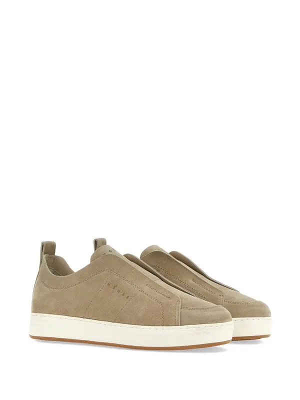 Hogan Logo Slip-on Sneakers - Neutrals