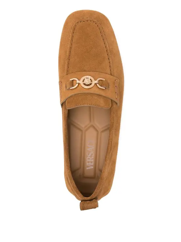 Versace Medusa Plaque Loafers