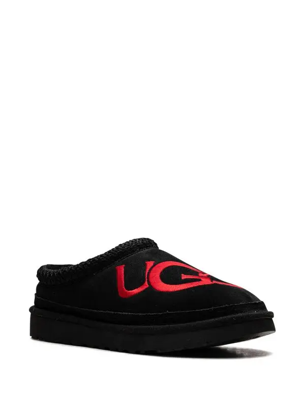 UGG Tasman Logo Slippers - Black