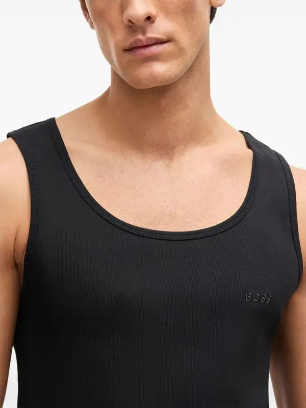 BOSS Embroidered Logo Tank Top