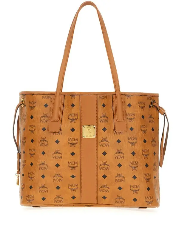 Mcm Liz Reversible Tote Bag - Brown