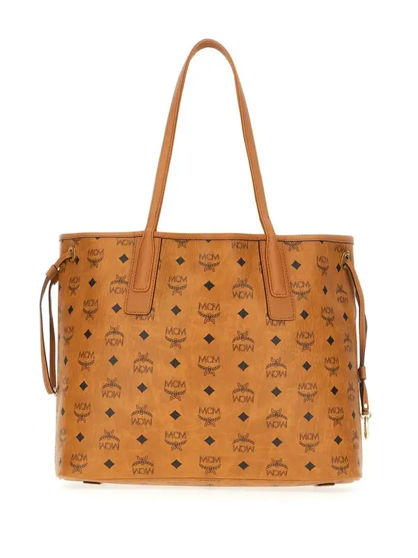 Mcm Liz Reversible Tote Bag - Brown