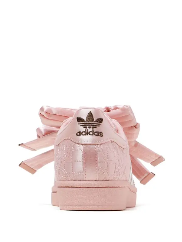 Adidas X Caroline Hu Superstar Sneakers - Pink | Editorialist
