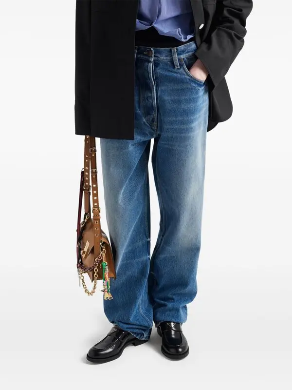 Prada Wide-leg Jeans - Blue