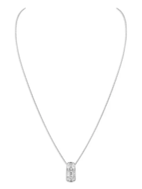 PRAGNELL 18kt White Gold Manhattan Diamond Necklace - Silver