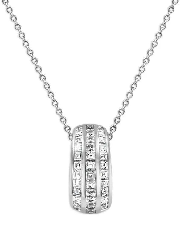 PRAGNELL 18kt White Gold Manhattan Diamond Necklace