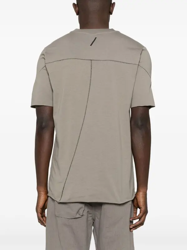 THOM KROM Seam-detail T-shirt - Brown