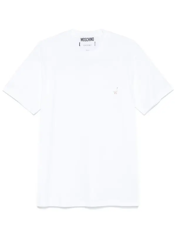 Moschino Goose-embroidery T-shirt