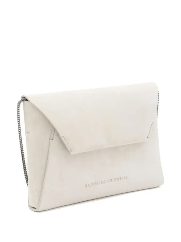 Brunello Cucinelli Duo Clutch - White