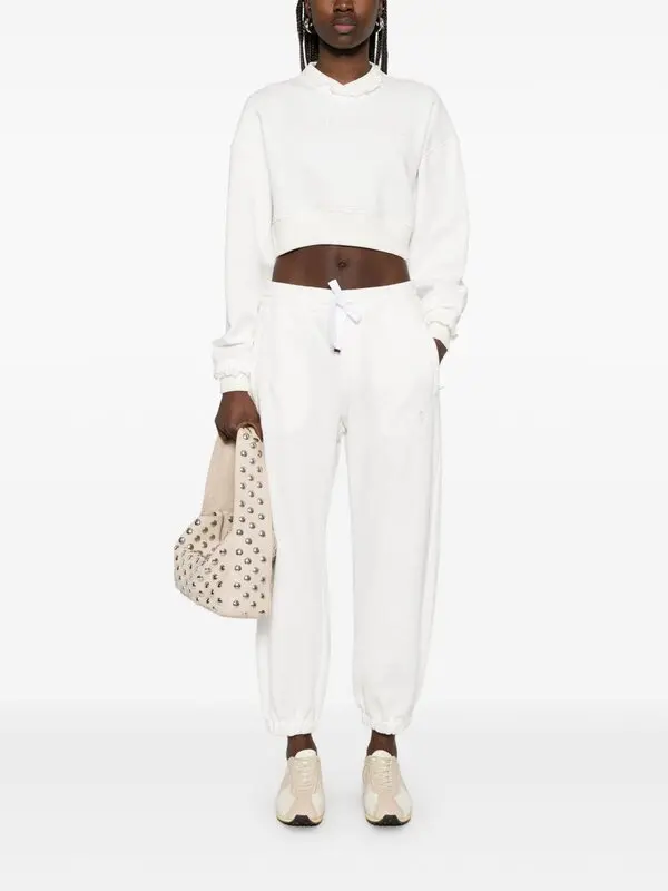Alexander McQueen Skull-embroidered Track Trousers