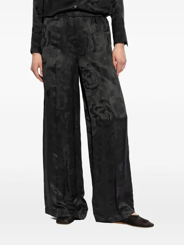 Kenzo Silk-blend Straight Pants