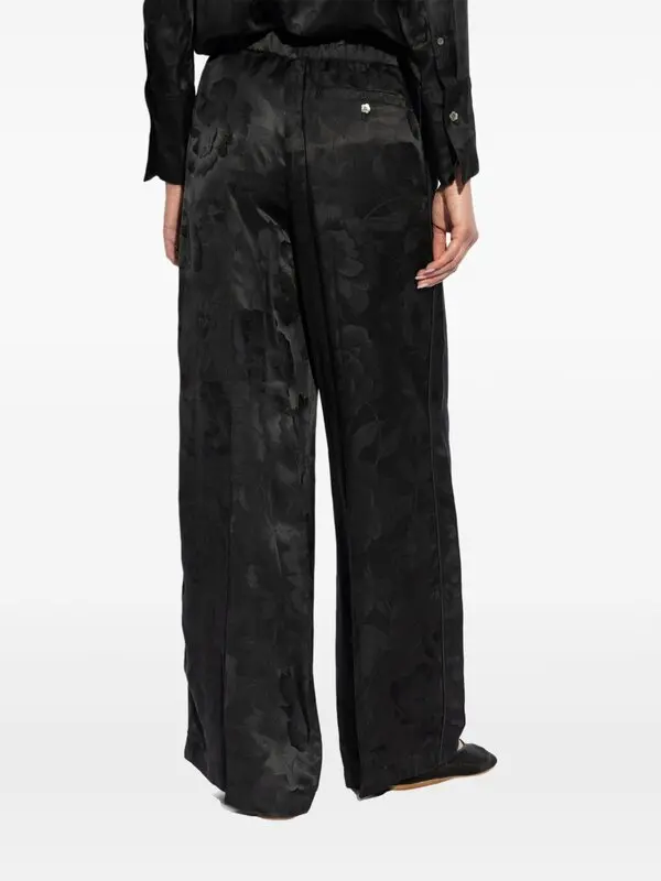Kenzo Silk-blend Straight Pants