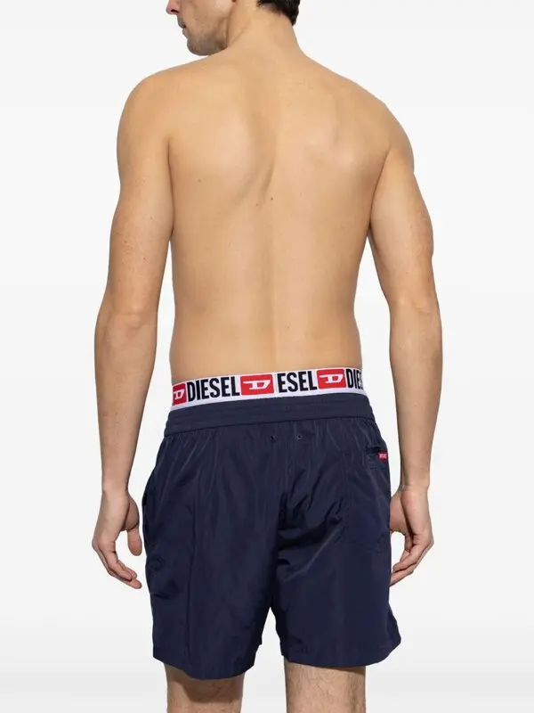 DIESEL® Logo-print Swim Shorts