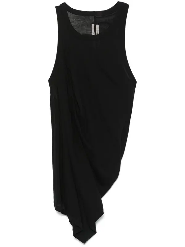 Rick Owens Anthem Tank Top - Black