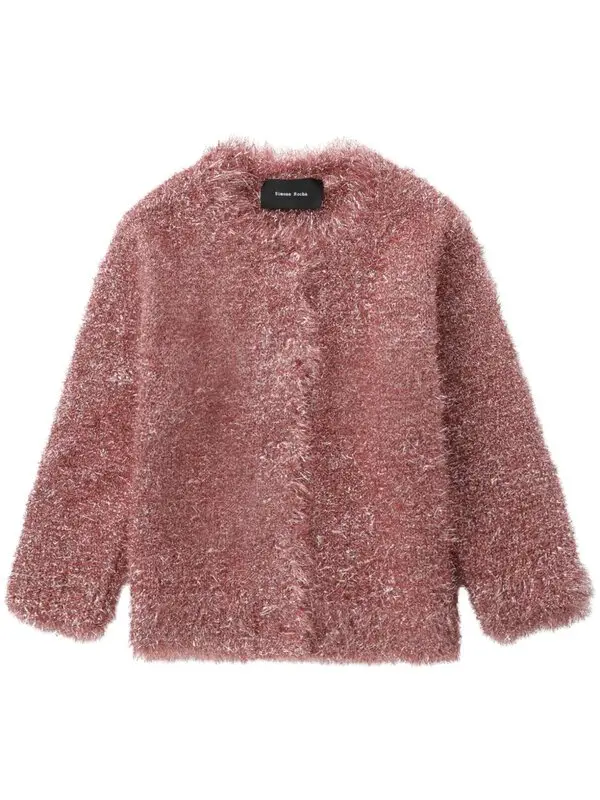 Simone Rocha Tinsel-knit Cardigan