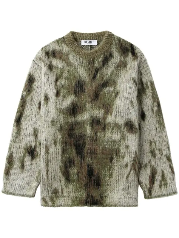Attico Animal-print Jumper