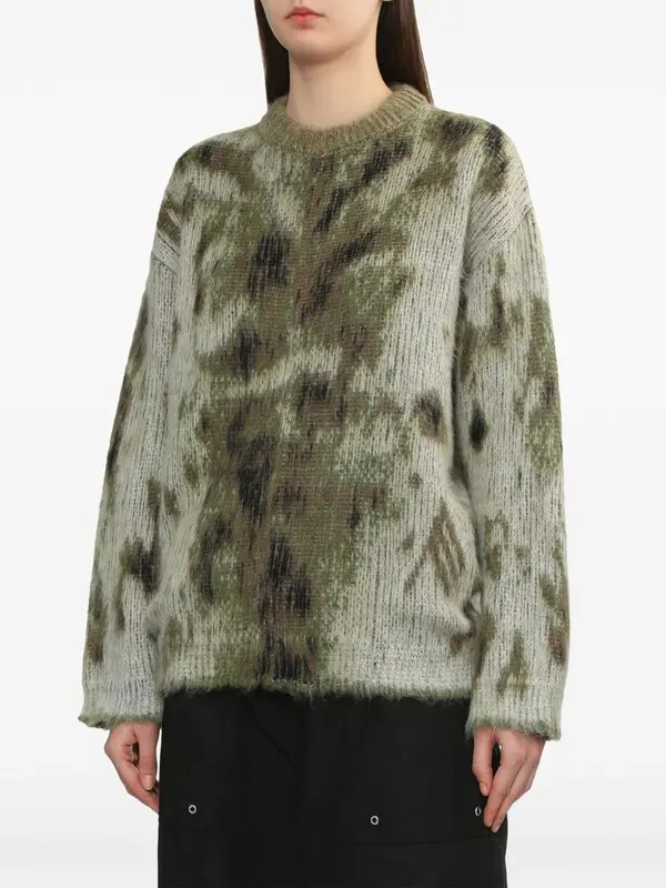 Attico Animal-print Jumper