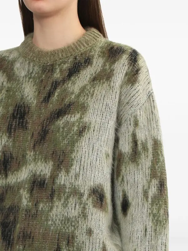 Attico Animal-print Jumper