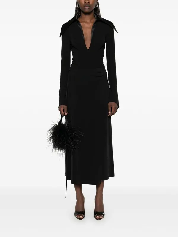 MUGLER Spiky-collar Bodysuit