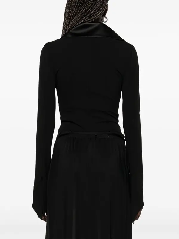 MUGLER Spiky-collar Bodysuit