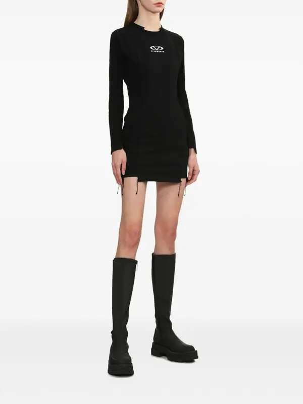 Vetements Logo-print Mini Dress