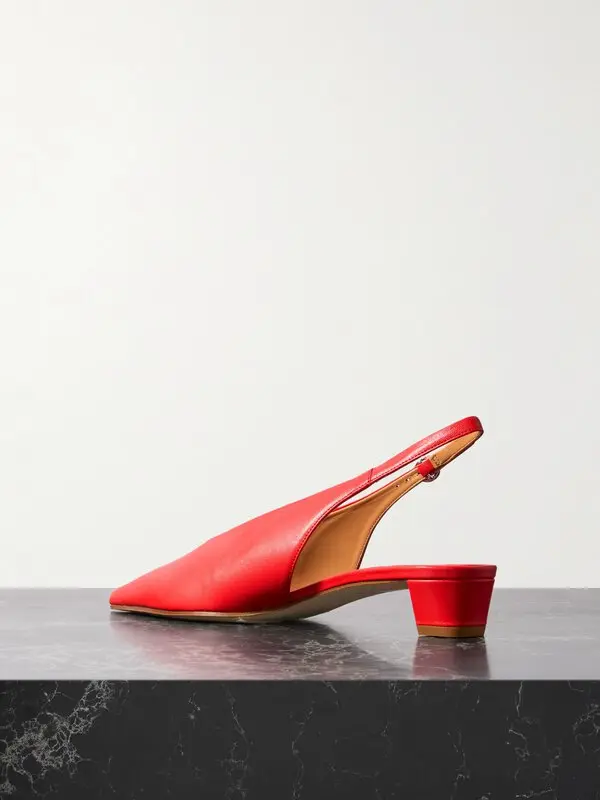AeydĒ Oti Leather Slingback Pumps