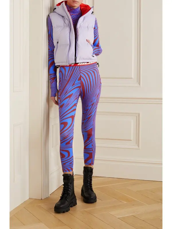 Aztech Mountain Next To Skin Printed Stretch-jersey Leggings