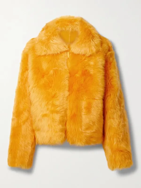 Lafayette 148 New York Reversible Shearling Jacket