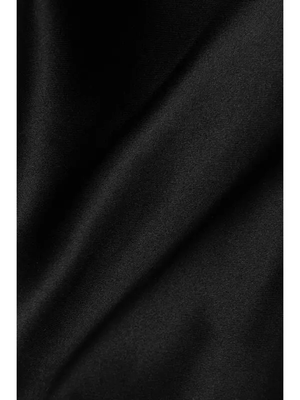 Michael Lo Sordo Crystal-embellished Silk-satin Gown